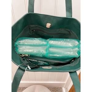 Joy Susan | Bags | New Joy Susan Judy Turnlock Tote Bag In Dark Teal ...